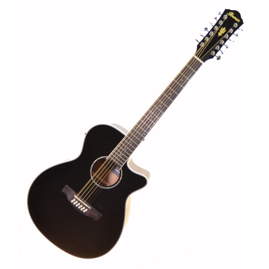 Ibanez AEG1812II-BK Acoustic/Electric 12 String Guitar | The Guitar Hangar