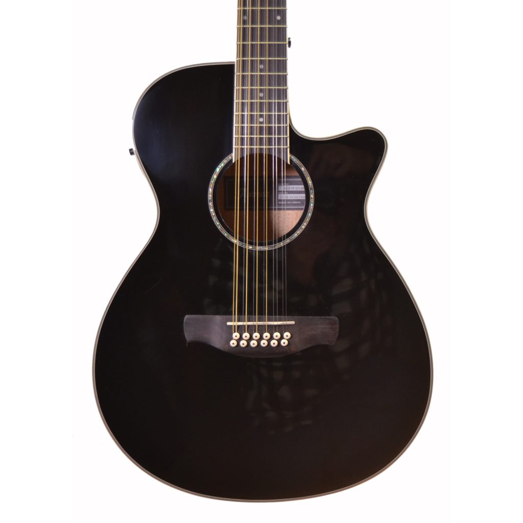 Ibanez AEG1812II-BK Acoustic/Electric 12 String Guitar | The Guitar Hangar