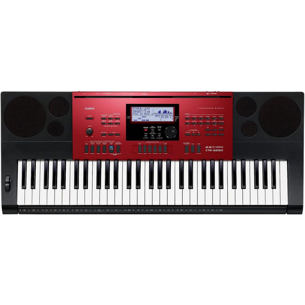 Casio CTK-6250 61 Key Touch Responsive Portable Keyboard | The Guitar ...