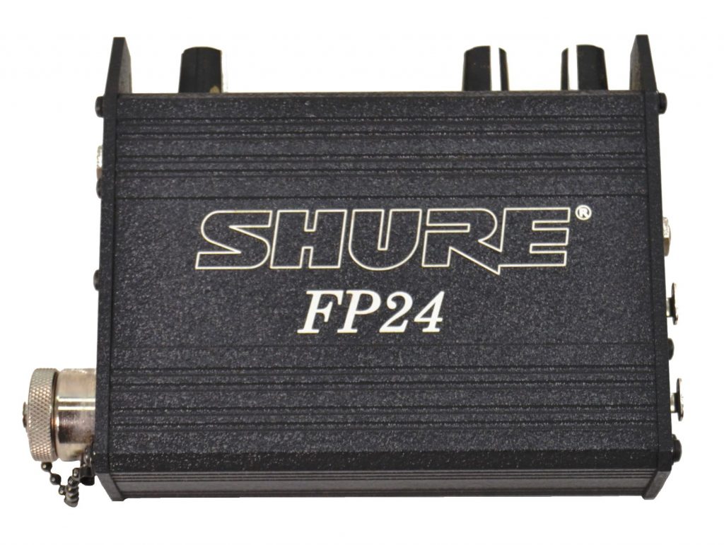 Shure FP24 Microphone Mixer with Shure A15AS Switchable Attenuators ...