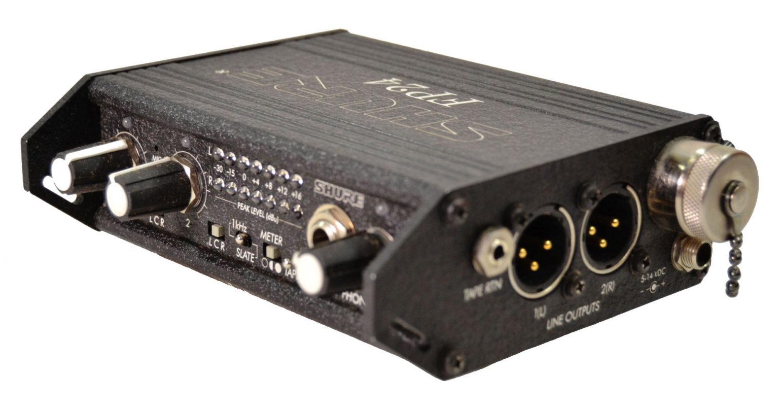 Shure FP24 Microphone Mixer with Shure A15AS Switchable Attenuators ...